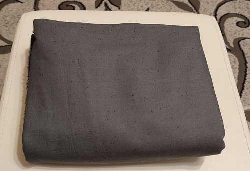 Ткань карманка брючная хлопковая темно-серая