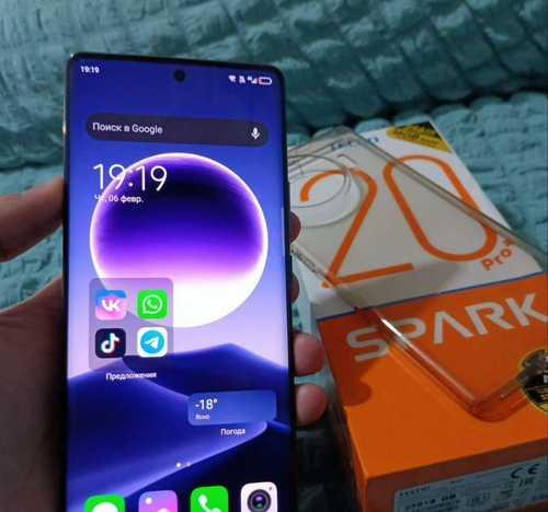 TECNO Spark 20 Pro , 8/256 ГБ
