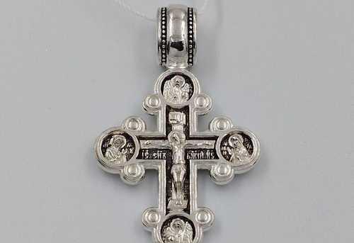 Православный крест из серебра,Михаил и Гавриил,309