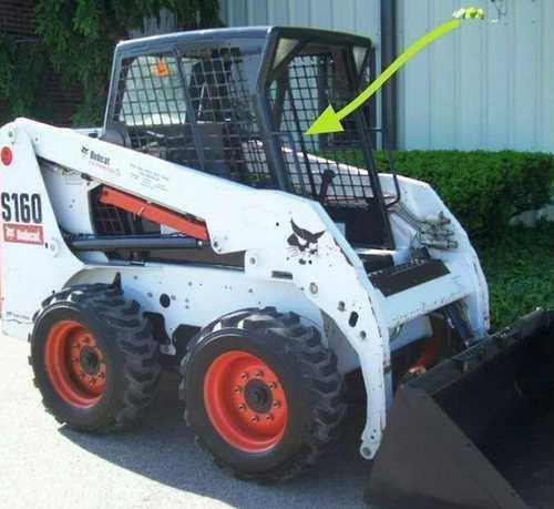 Стекло лобовое дверное на Bobcat s 550/650/770 (t)
