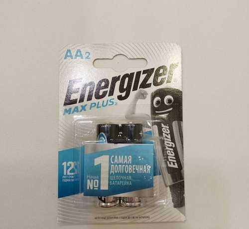 Батарейка Energizer Max Plus LR6 BL2, AA