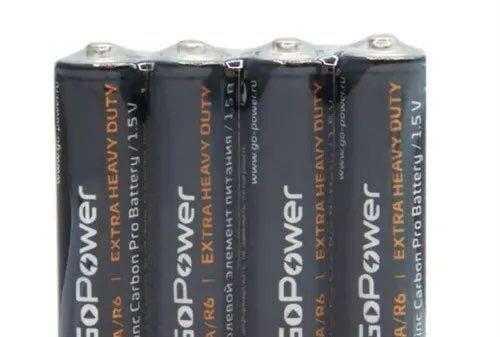 Солевые батарейки GoPower оптом