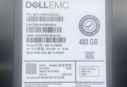 SSD 480GB pm883 dell