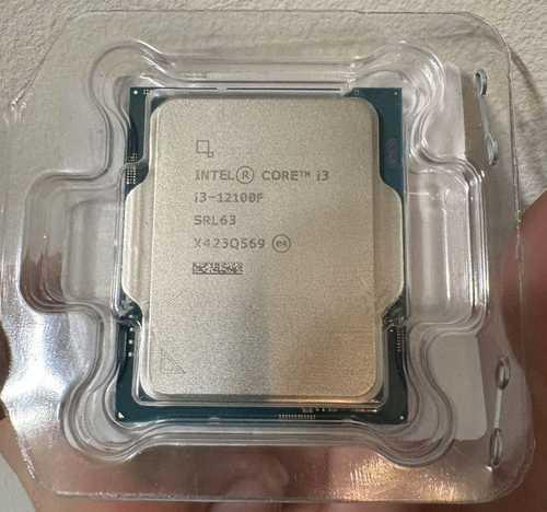 Процессор intel core i3-12100f новый