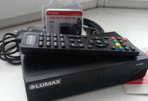 Цифровой тв приёмник Lumax DV3210HD + wifi адаптер