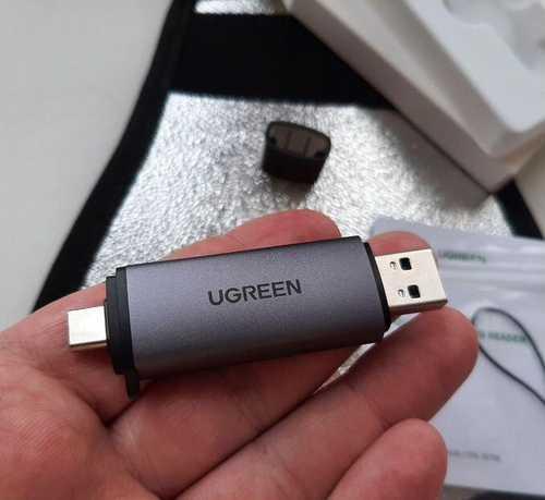 Ugreen Кардридер USB3.0 Type C для SD MicroSD TF