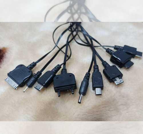 Портативный зарядный кабель USB 9 в 1, универсальн