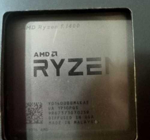 Процессор ryzen 3 1200, ryzen 5 1400