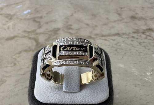 Золотое кольцо с бриллиантом Cartier