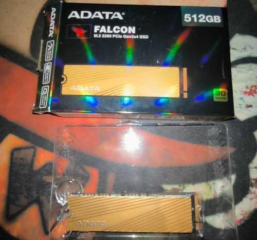 512 гб SSD M.2 накопитель adata Falcon