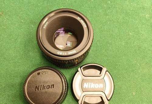 Объектив Nikon AF Nikkor 50mm