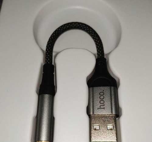 Переходник для наушников USB на Jack 3,5 mm