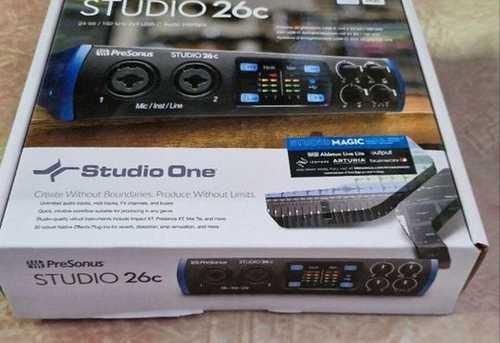 PreSonus Studio 26C аудио/midi интерфейс. Новый