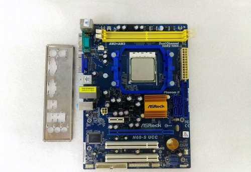 AsRock N68-S UCC sAM2+/AM3 + AMD Phenom X4 9650