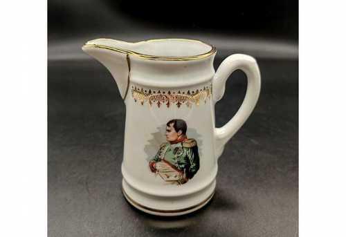 Молочник (сливочник) с изображением Наполеона (из