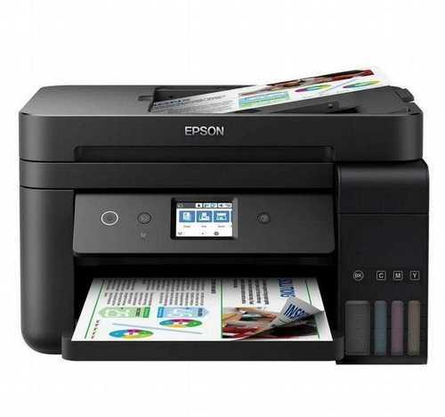 Мфу струйный Epson L6290 Black