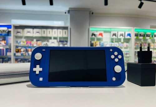 Прошитая Nintendo Switch Lite Синяя Б/У 160gb