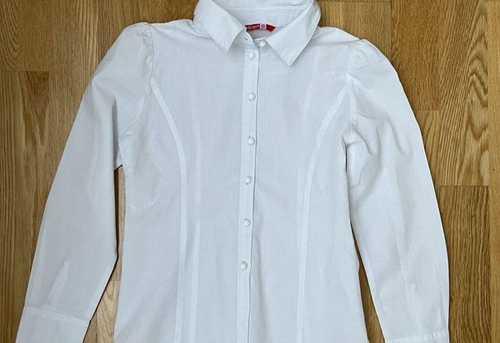 128, белая рубашка, блузка хлопок, pelikan