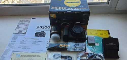 Nikon D5300 KIT AF-P 18-55 f/3.5-5.6 G VR. новый