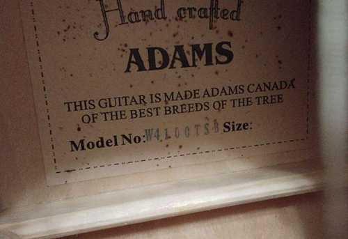 Акустическая гитара Adams