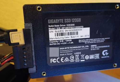 SSD накопитель gigabyte GP-gstfs31120gntd 120гб