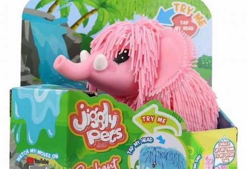 Мамонтенок розовый интерактив, ходит Jiggly Pets