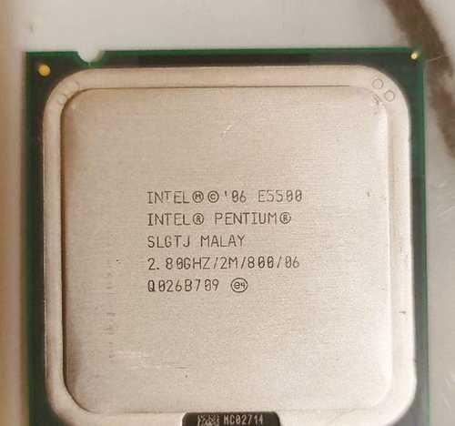 Процессор Intel pentium E5500