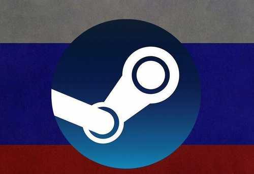 Пополнение Steam Баланс Россия Стим Рубли