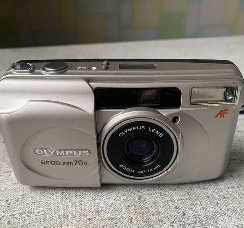 Пленочный фотоаппарат olympus superzoom 70G