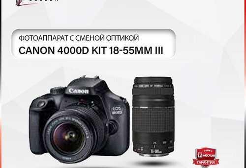 Canon 4000D kit 18-55mm III