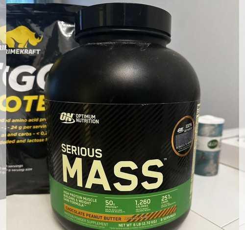 Гейнер optimum nutrition serious mass