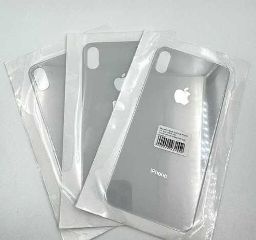 Заднее стекло корпуса iPhone XS Max White USA (уве