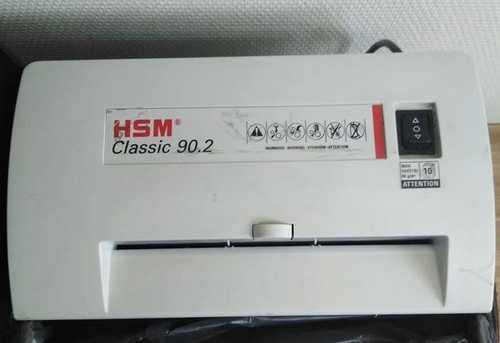 Шредер для бумаги HSM Classic 90.2