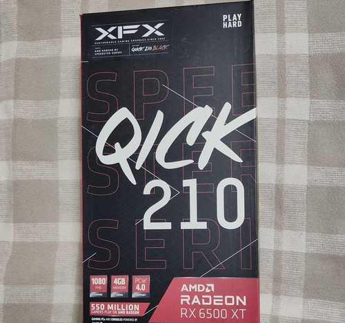 Видеокарта XFX AMD Radeon RX 6500 XT Qick 210 4gb