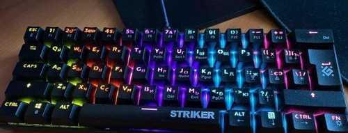 Defender клавиатура игровая striker GK-380L механи