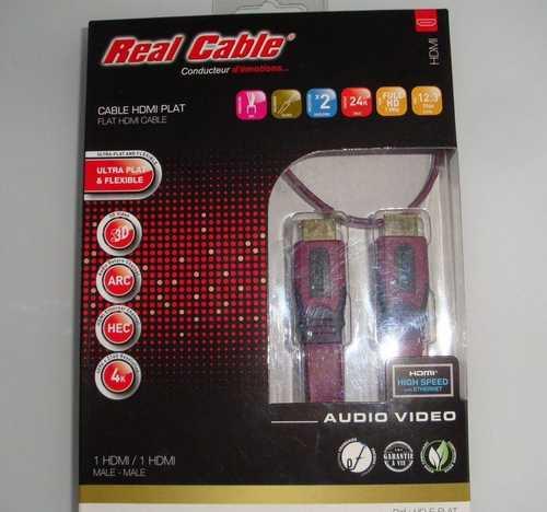 Кабель hdmi real cable ultra plat &flexible -1M