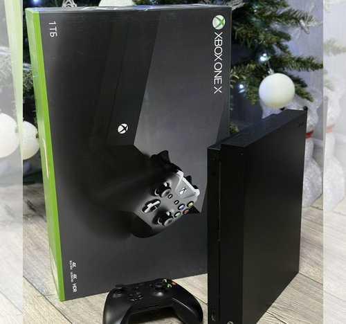 Microsoft Xbox One X, 1024 ГБ, 2 геймпада