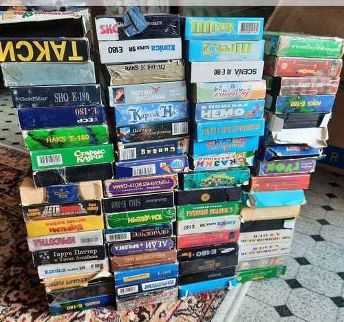 Видеокассеты vhs разные