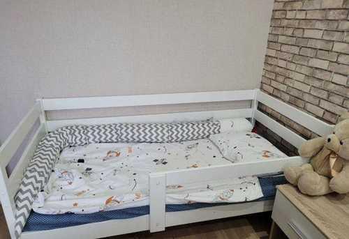Детская кровать от 3 лет с матрасом 160 -80