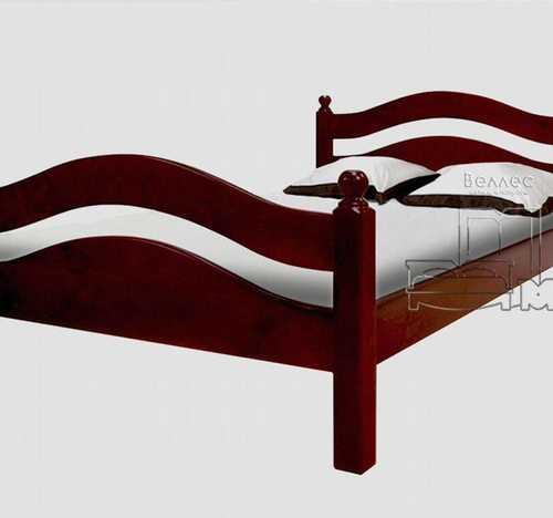 Двуспальная кровать из натурального дерева фабрика