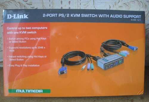 Переключатель KVM D-Link KVM-121