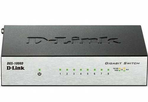 Коммутатор. Свитч D-link DGS-1008D Gigabit Switch