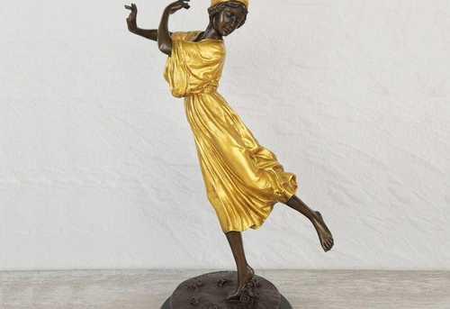 Статуэтка "Танцовщица (в золотом платье 5)"