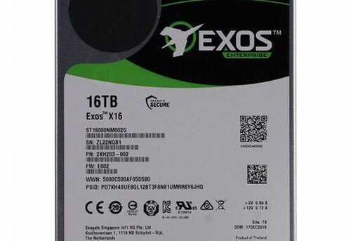 Жесткий диск 3.5" Seagate Exos X16 16Тб ST16000NM0