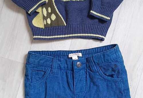 Фирменный комплект одежды р.68 (брюки и свитер)