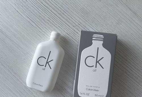 CK All Calvin Klein 50 ml туалетная вода новая