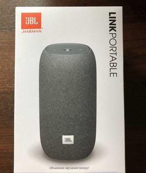 Умная колонка JBL Link Portable Gray с Алисой