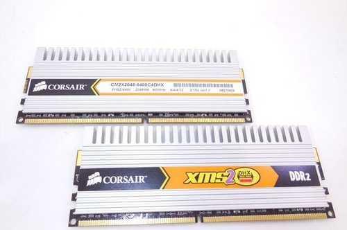 Оперативная память DDR2 4Gb (2+2Gb KIT) PC2-6400