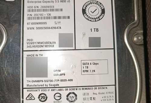 Жесткий диск Dell YXG4K 1Tb 7200 SAS 3,5" HDD