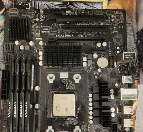 AMD fx 8300 hyperx 16gb Asrock 970m pro3